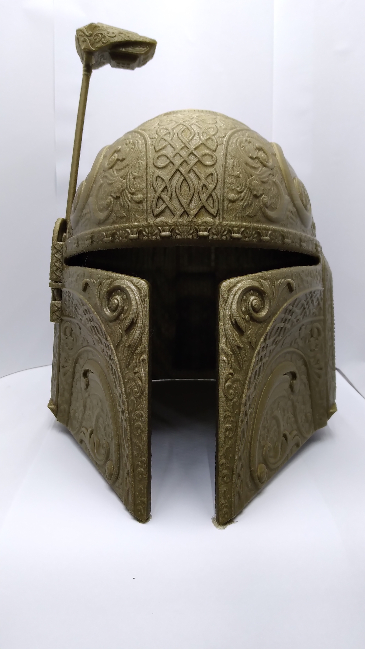 Deluxe Mando Helmet | Full Size (Hex3D) - 3DPrinter.nz