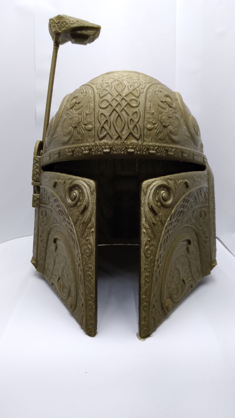 Deluxe Mando Helmet | Full Size (Hex3D) - 3DPrinter.nz