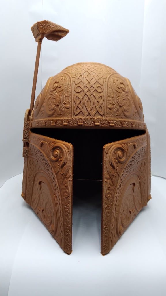 Deluxe Mando Helmet | Full Size (Hex3D) - 3DPrinter.nz